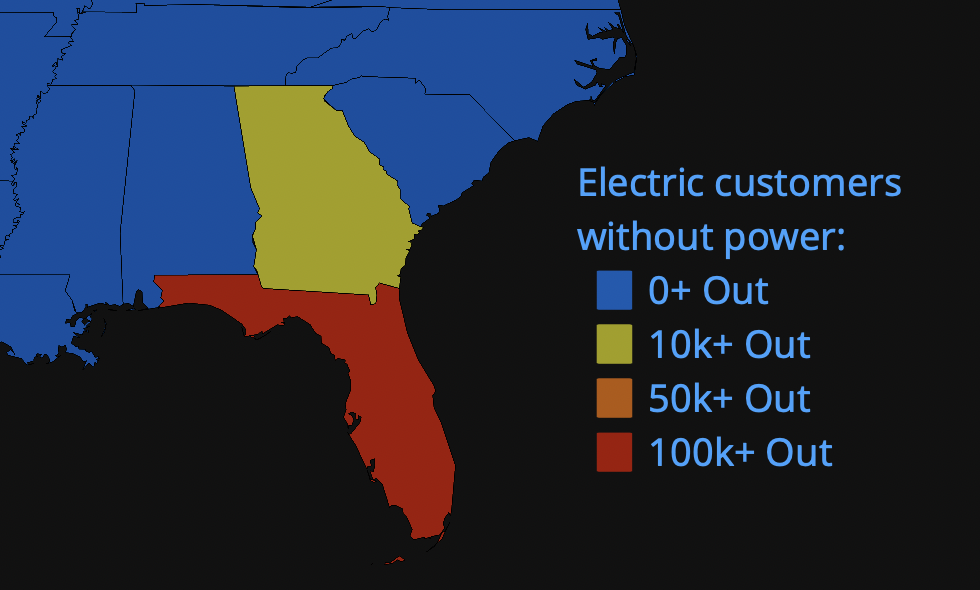 Debby Makes Landfall as Cat 1 – This is Not Cool